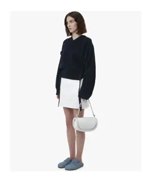 J.W.ANDERSON Ruched-detail Wool-blend Jumper