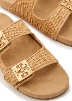 Tory Burch Mellow Raffia Sliders