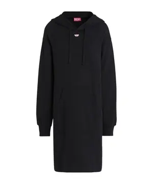 DIESEL® Midi Dress With Hood And Long Sleeves