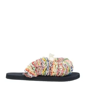 Tory Burch Woven Slippers - Nude
