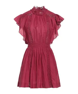 Isabel Marant Étoile Plain Colour Short Dress - Red