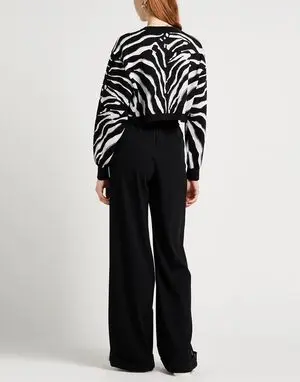 Dolce & Gabbana Zebra Print Metallic Knit Sweater
