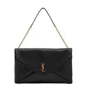 Saint Laurent Chain Shoulder Bag - Black