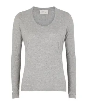 American Vintage Loose Cotton Top - Gray