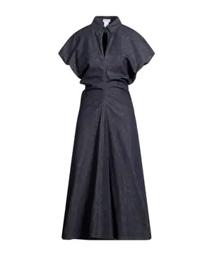 Brunello Cucinelli Dark Wash Denim Shirt Dress