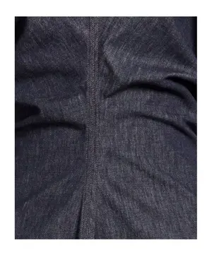 Brunello Cucinelli Dark Wash Denim Shirt Dress