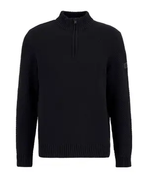Barbour Long-sleeved Half-zip Sweater