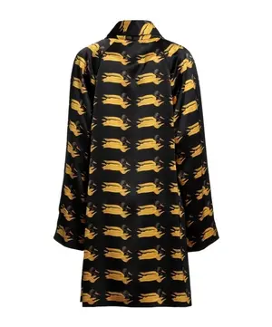 Burberry Multicolor Satin Shirt Dress