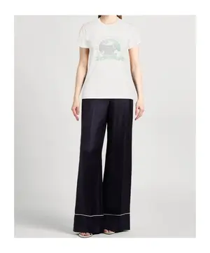 Saint Laurent Logo Crew Neck T-shirt