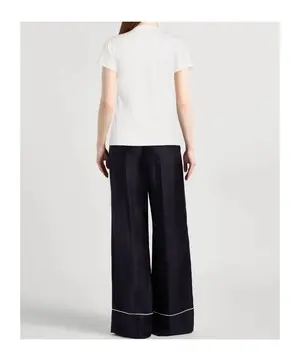 Saint Laurent Logo Crew Neck T-shirt