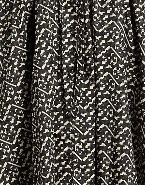 Tory Burch Printed Long-sleeve Dress