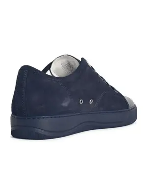 LANVIN Dbb1 Lace-up Round Toe Sneakers - Navy