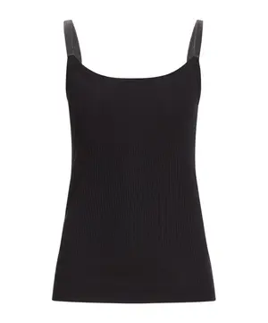 Brunello Cucinelli Ribbed Knit Suspender Belt