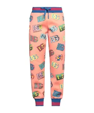 Dolce & Gabbana Printed Drawstring Casual Pants - Pink