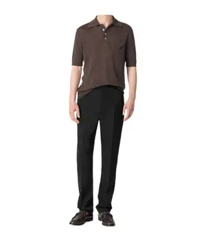 Bottega Veneta Grain De Poudre Pants - Black