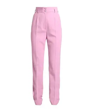 Dolce & Gabbana Solid Twill Pants - Pink