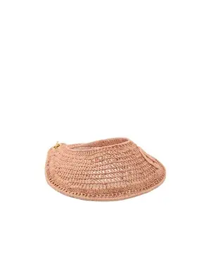 Chloé Hand-woven Raffia Sun Hat - Nude