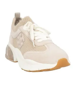Tory Burch Lace-up Sneakers With Logo Detailing