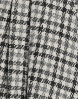 Brunello Cucinelli Checked Midi Skirt With Fringe Detail