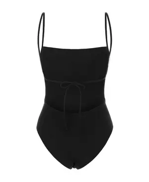 Prada Interlock Knit One-piece Swimsuit