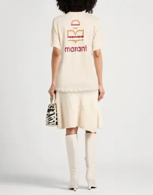 Isabel Marant Étoile Logo Print Linen T-shirt