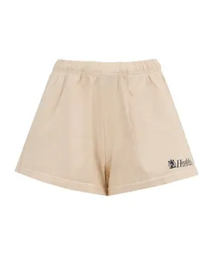 SPORTY  RICH Lion Health Disco Shorts - Beige