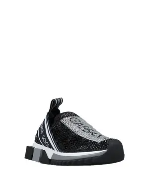 Dolce & Gabbana Embellished Knit Low-top Sneakers