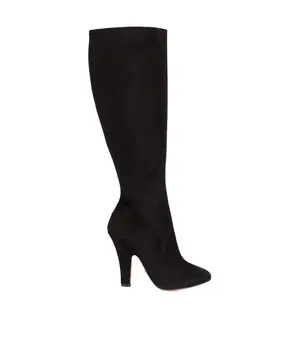 Dolce & Gabbana Minimalist Round-toe Leather Boots - Black