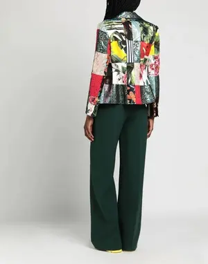 Dolce & Gabbana Floral Patchwork Long Sleeve Coat