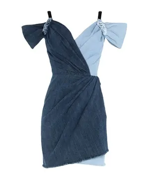 Dolce & Gabbana Two-tone Denim Bodycon Dress