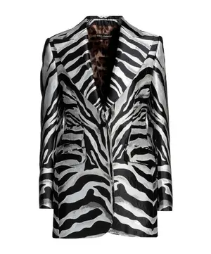 Dolce & Gabbana Single-breasted Zebra-print Blazer