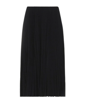 Balenciaga Pleated Midi Skirt