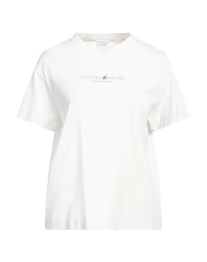 Brunello Cucinelli Solid Color Short-sleeve T-shirt - White