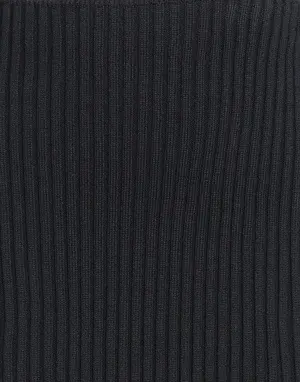Balenciaga Ribbed Knit Pencil Skirt
