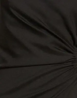 Max Mara Pleated Bandeau Dress