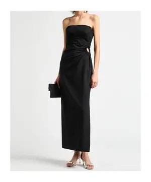 Max Mara Pleated Bandeau Dress