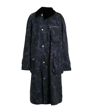 Burberry Floral Print Long Coat