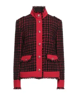 Dolce & Gabbana Plaid Tweed Coat