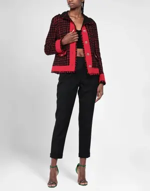 Dolce & Gabbana Plaid Tweed Coat