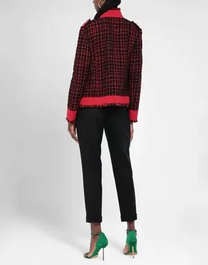 Dolce & Gabbana Plaid Tweed Coat
