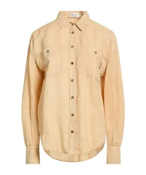Brunello Cucinelli Minimalist Long Sleeve Shirt - Nude