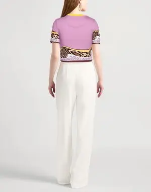 Dolce & Gabbana Cropped T-shirt With Graphic Print