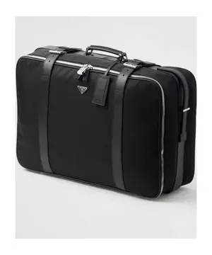 Prada Small Re-nylon And Saffiano Leather Suitcase
