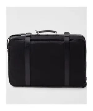 Prada Small Re-nylon And Saffiano Leather Suitcase