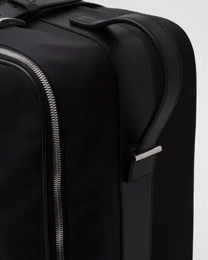 Prada Small Re-nylon And Saffiano Leather Suitcase