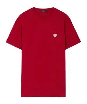 Versace Medusa-embroidered T-shirt