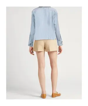 Max Mara Striped Shirt With Classic Collar