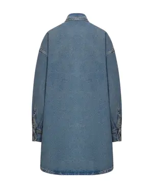 Prada Oversized Organic Denim Shirt