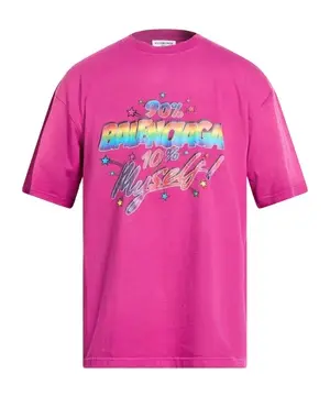 Balenciaga Loose-fit Printed Short-sleeve T-shirt