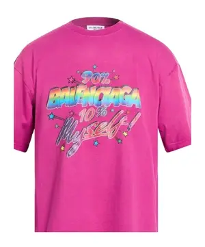 Balenciaga Loose-fit Printed Short-sleeve T-shirt